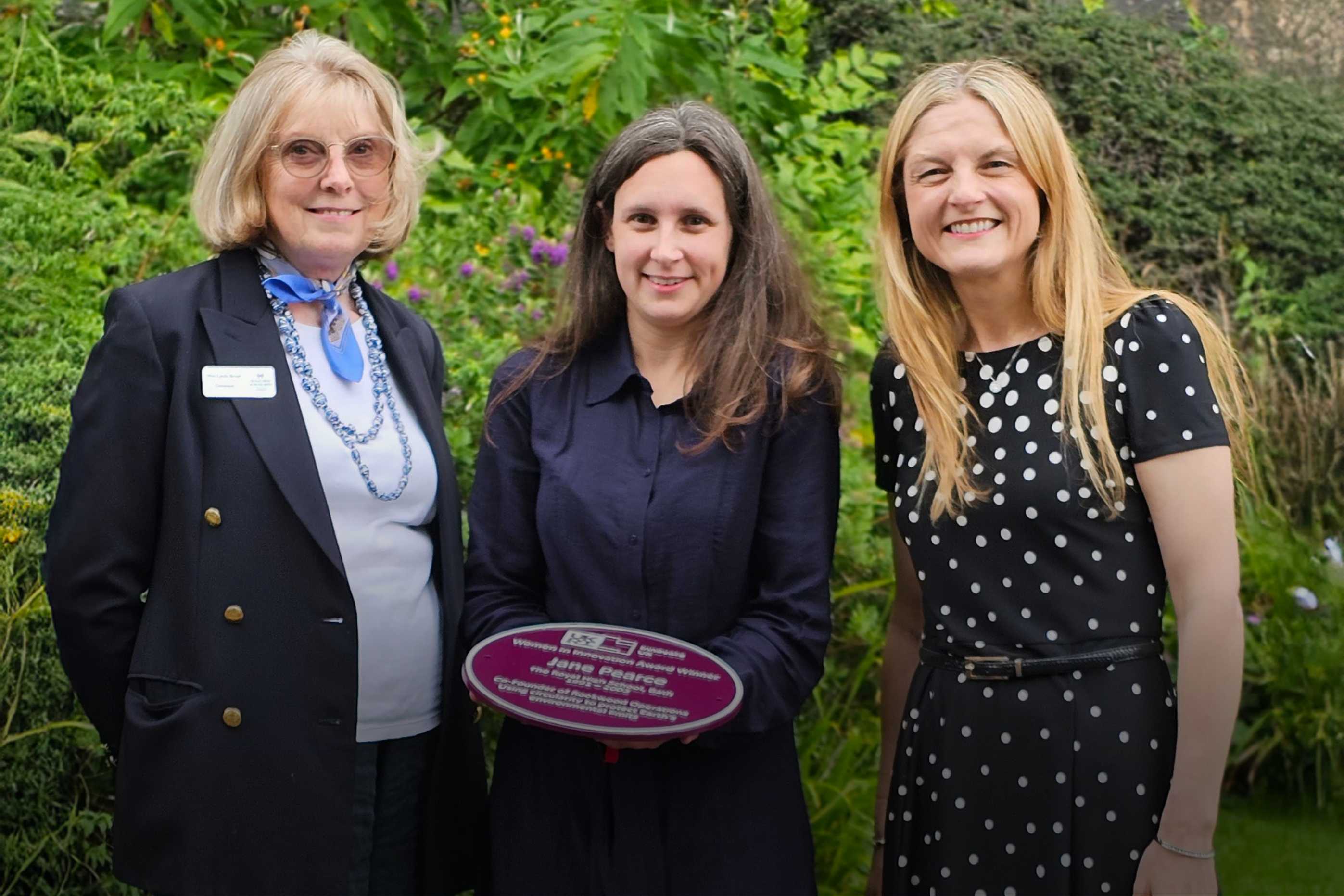 Royal High Bath reveals Purple Plaque to celebrate Jane Pearce, an ...